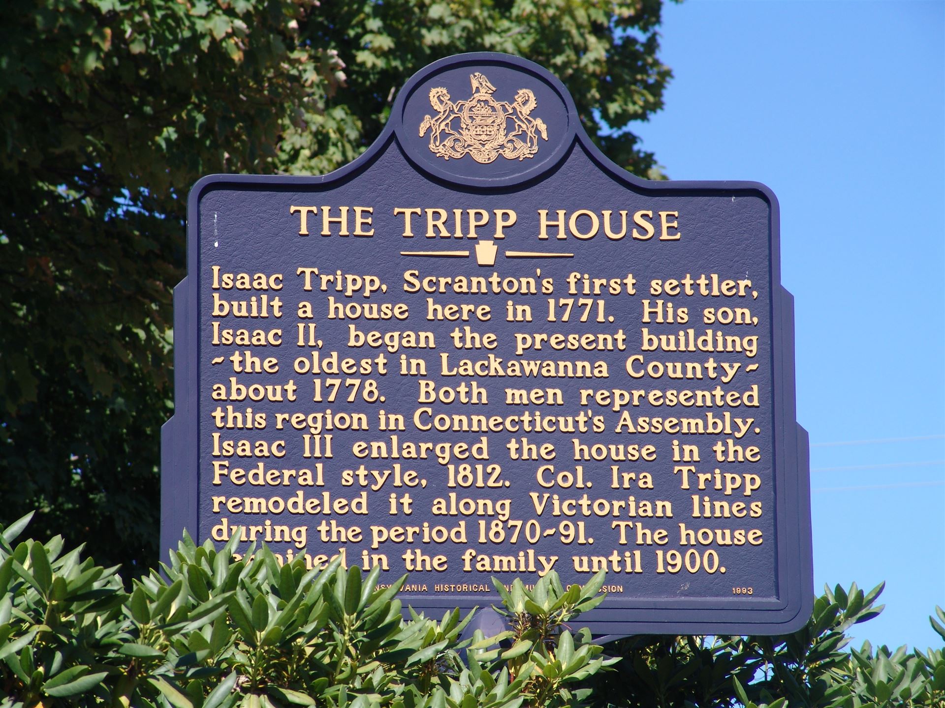 Locations Hub - The Tripp House