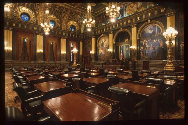 Locations Hub - Pennsylvania State Capitol Senate Chamber